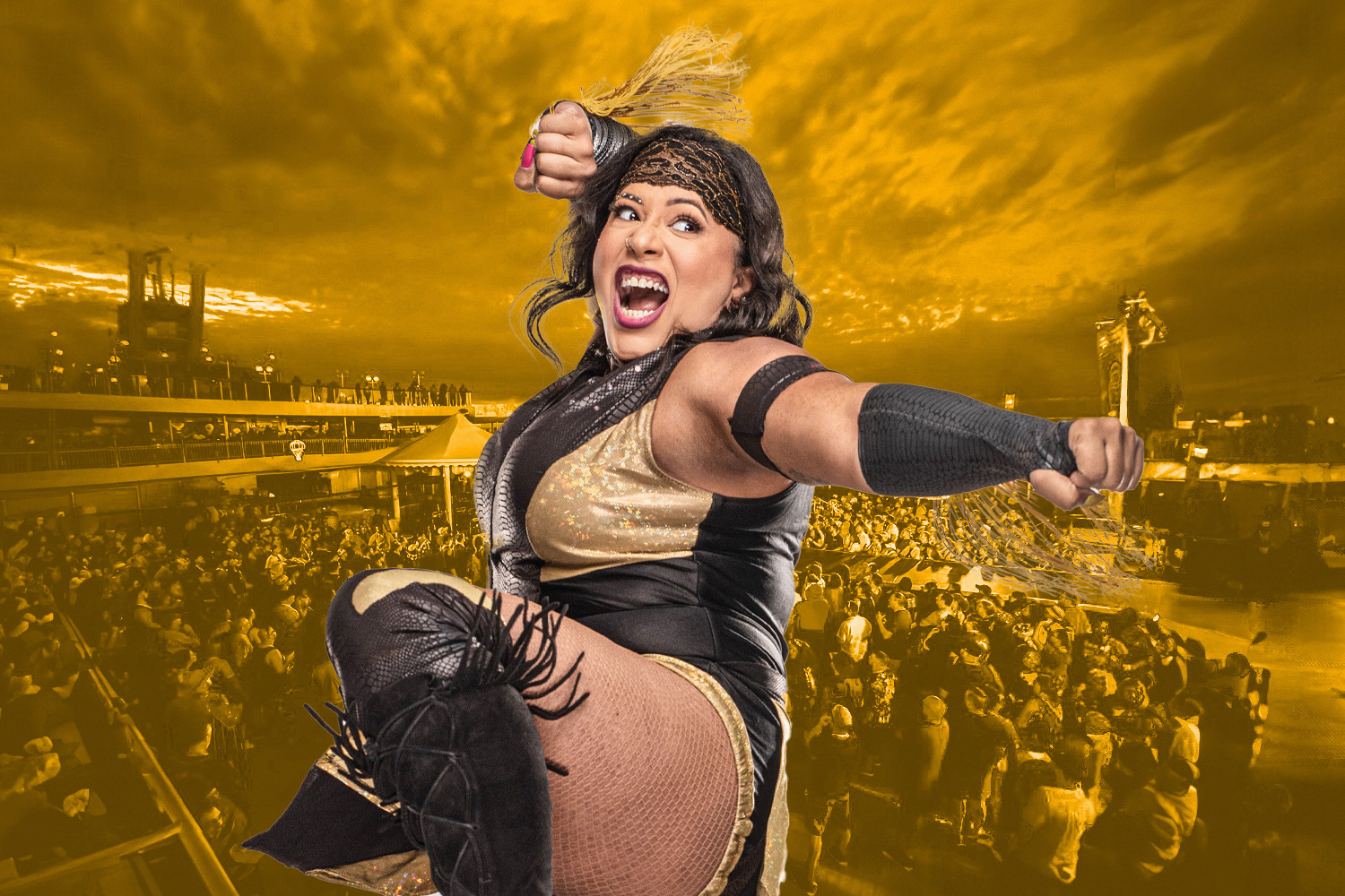 Nyla Rose - Chris Jericho's Rock 'N' Wrestling Rager at Sea